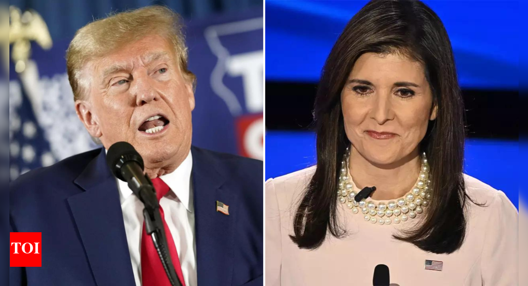 Trump Mocks Nikki Haleys First Name Times Of India