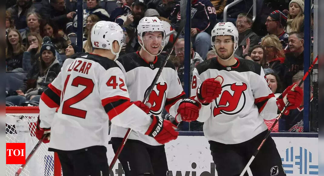 New Jersey Devils vs Columbus Blue Jackets: 4-goal second period ...