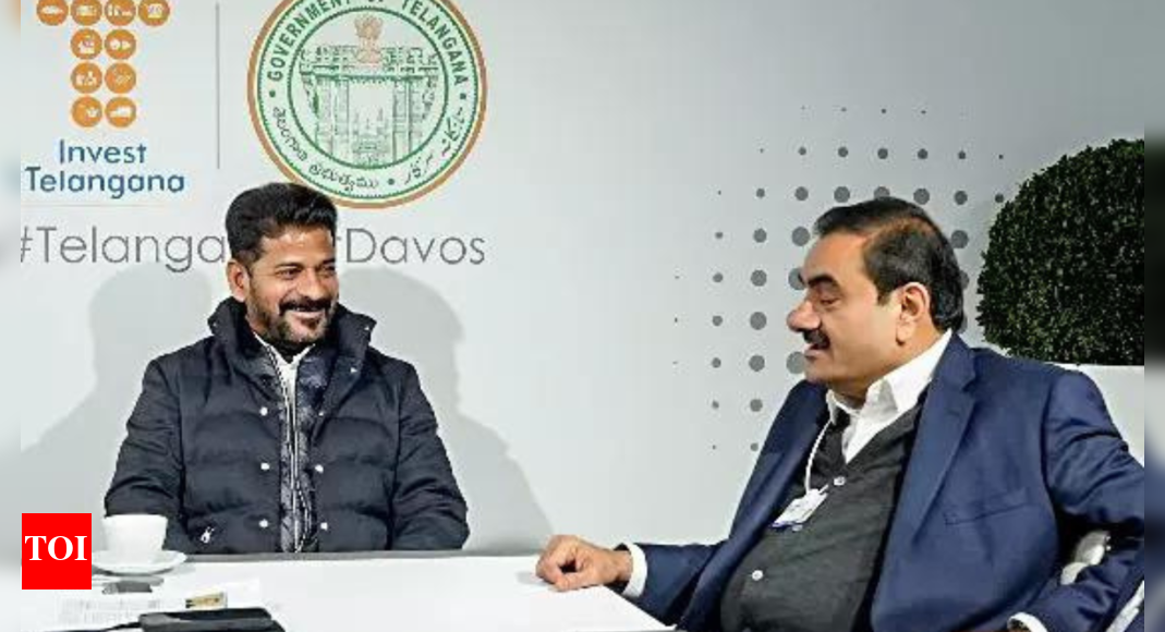 Telangana: Telangana wraps up Davos meet with 40 | Hyderabad News - Times of India