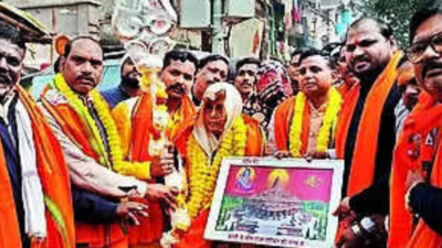 Kashi Domraja among 14 yajmans selected by temple trust for Ram temple ...