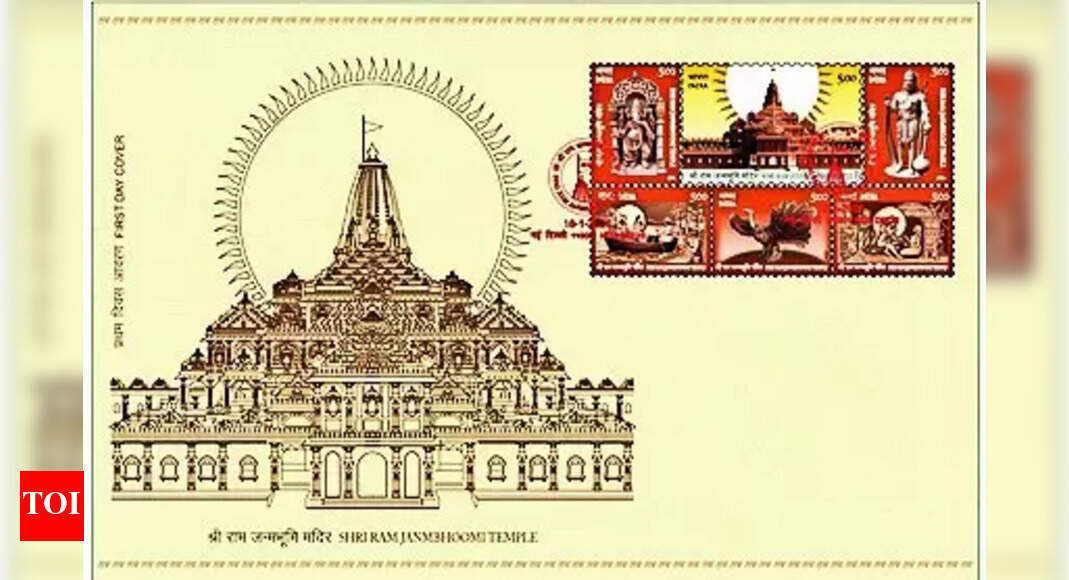 Ram Temple: Water from Saryu Used to Print Unique India Post Stamp for ...