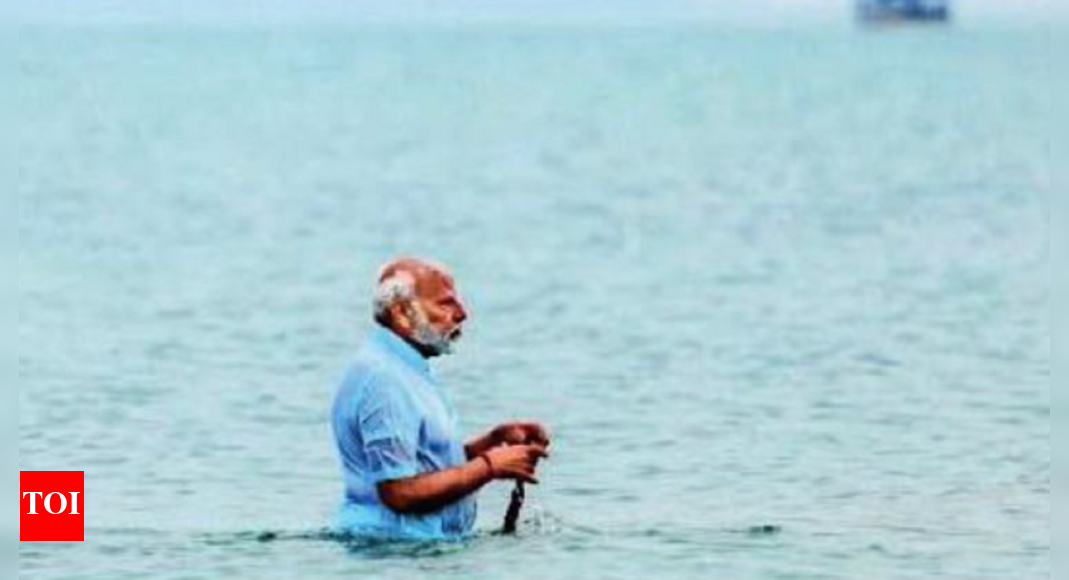 At Rameswaram, feet of India, PM Modi starts final journey to open Ram ...