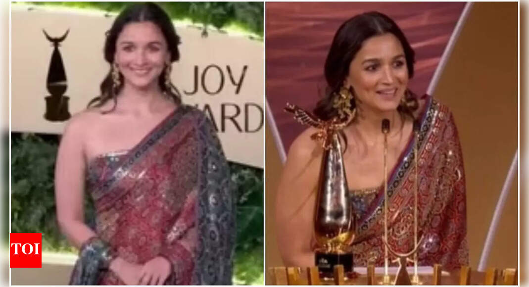Alia Bhatt Wins Honorary Entertainment Makers Award in Riyadh, Saudi ...