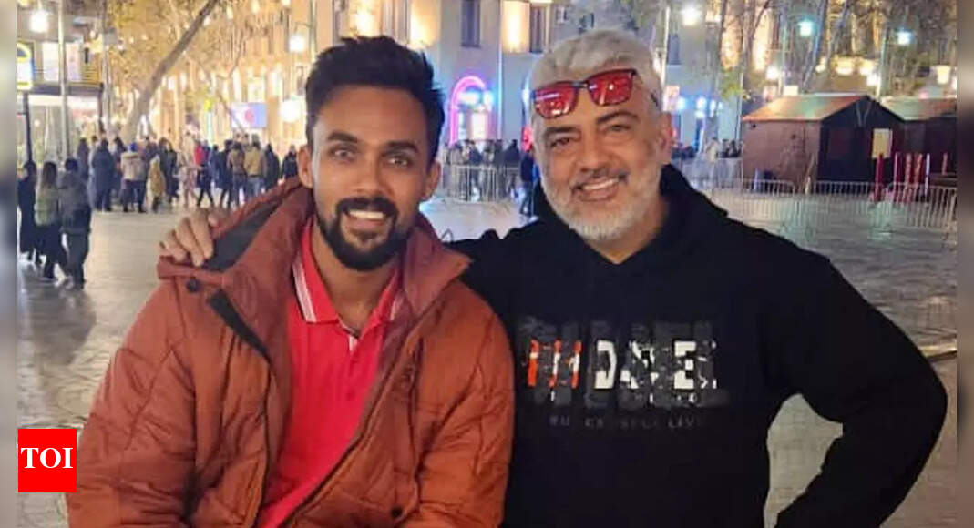Actor Aarav shares latest pictures with Ajith from Azerbaijan - News ...