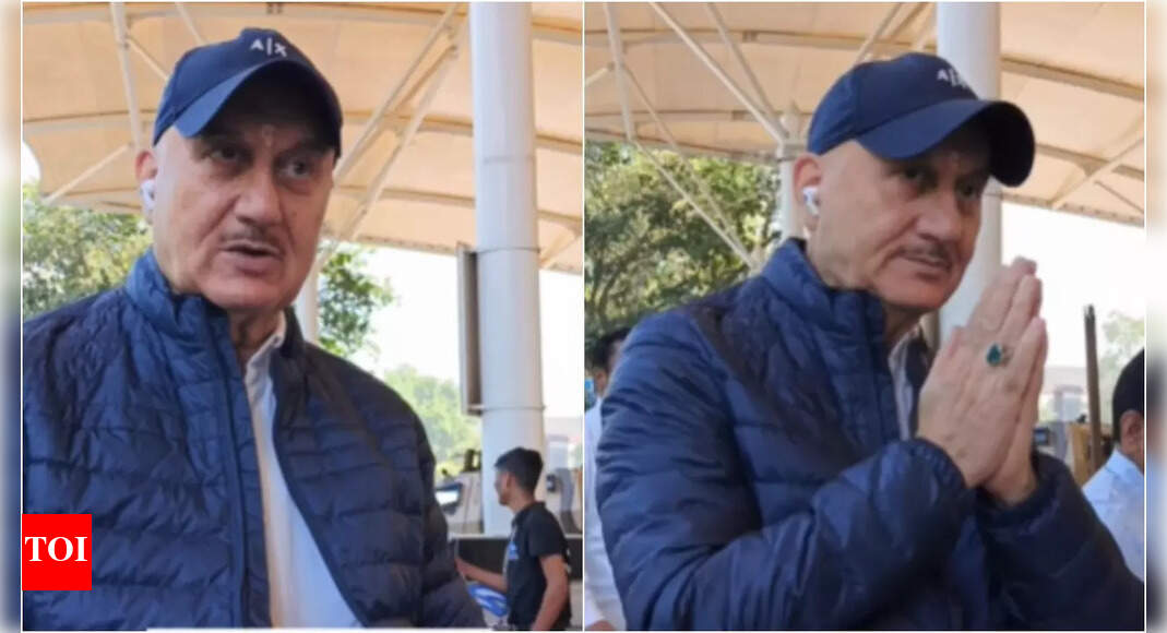 Pran Pratishtha ceremony: Anupam Kher leaves for Ayodhya; says, 'I will ...