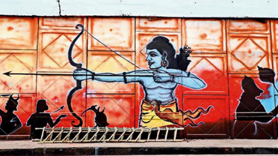 Ramayana murals splash colours of faith, devotion | Lucknow News ...