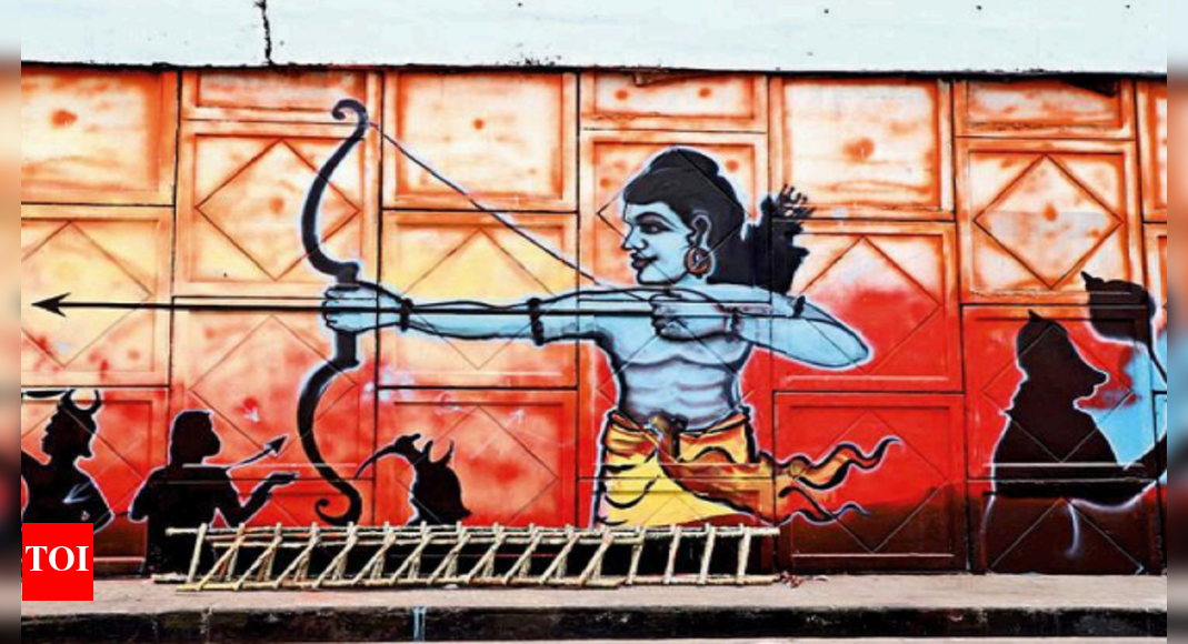 Ramayana murals splash colours of faith, devotion | Lucknow News ...
