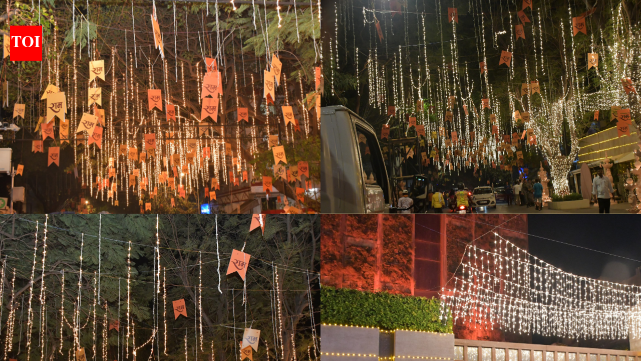 Ayodhya Ram Mandir: Mukesh Ambani's Antilia glows with "Jai Shri Ram ...