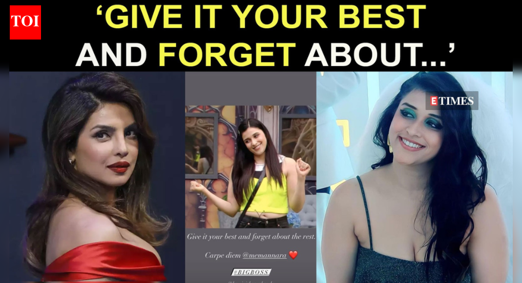 Priyanka Chopra cheers cousin Mannara Chopra as she secures 'Bigg Boss ...