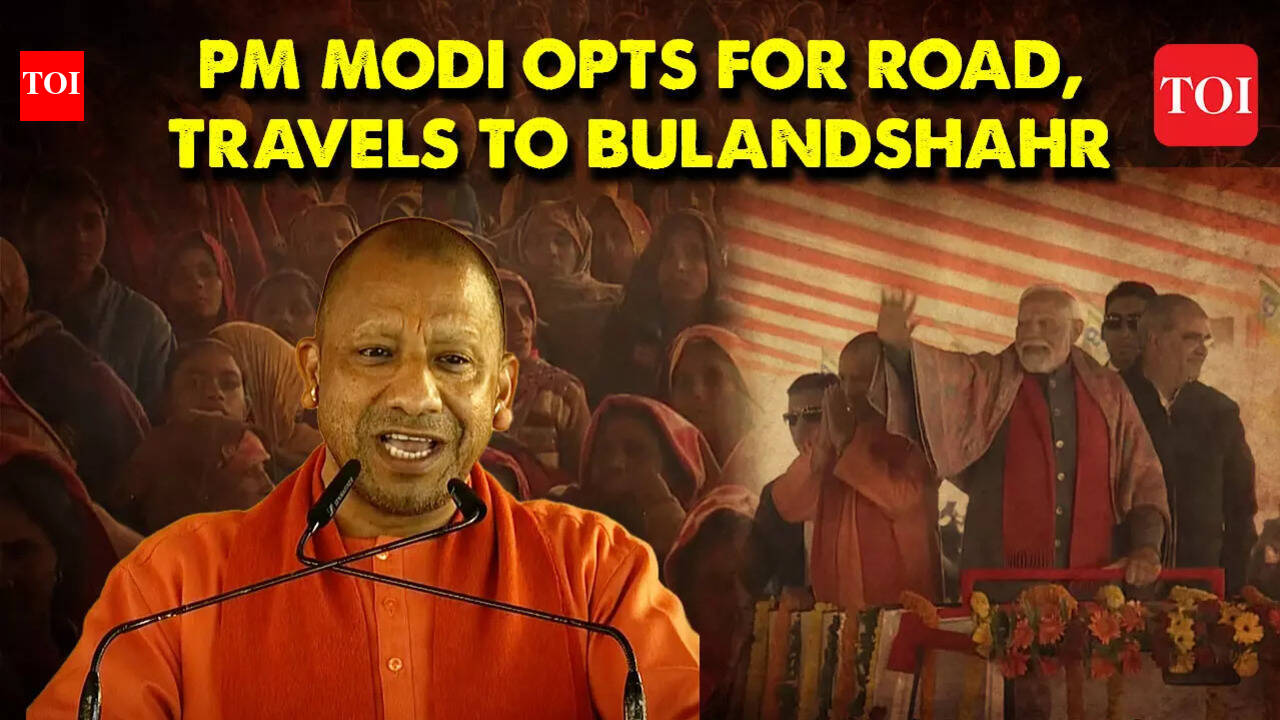 PM Modi ditches helicopter, reaches Bulandshahr from Delhi by road ...