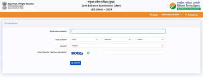 Download JEE Main 2024 Admit Card for Jan 27 to Feb 1 Exams | jeemain.nta.ac.in | - Times of India