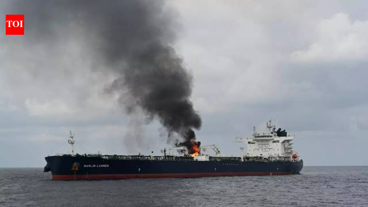 Breaking news live updates: Fire onboard MV Marlin Luanda brought under ...
