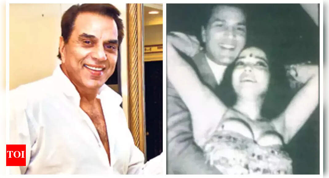 Dharmendra's old photo with an Iranian dancer goes viral on the internet; netizens REACT ...