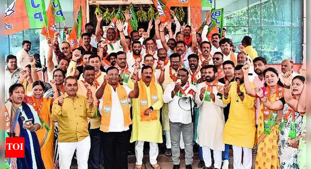 BJP Stir: Bjp Stir Against Mandya Incident | Hubballi News - Times of India