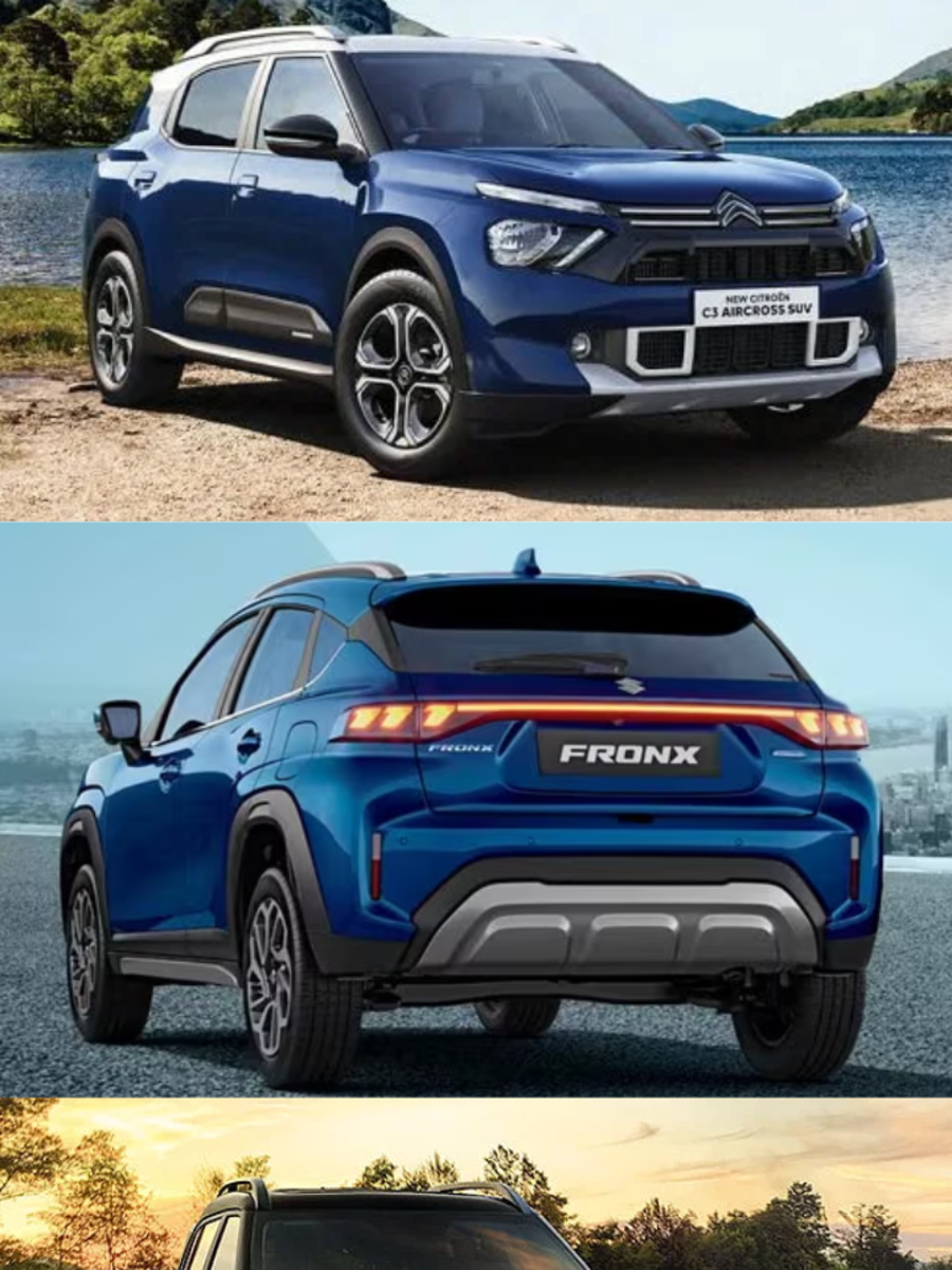 Top five automatic SUVs in India under Rs 12 lakh: Maruti Fronx to Citroen C3 Aircross) | Times ...