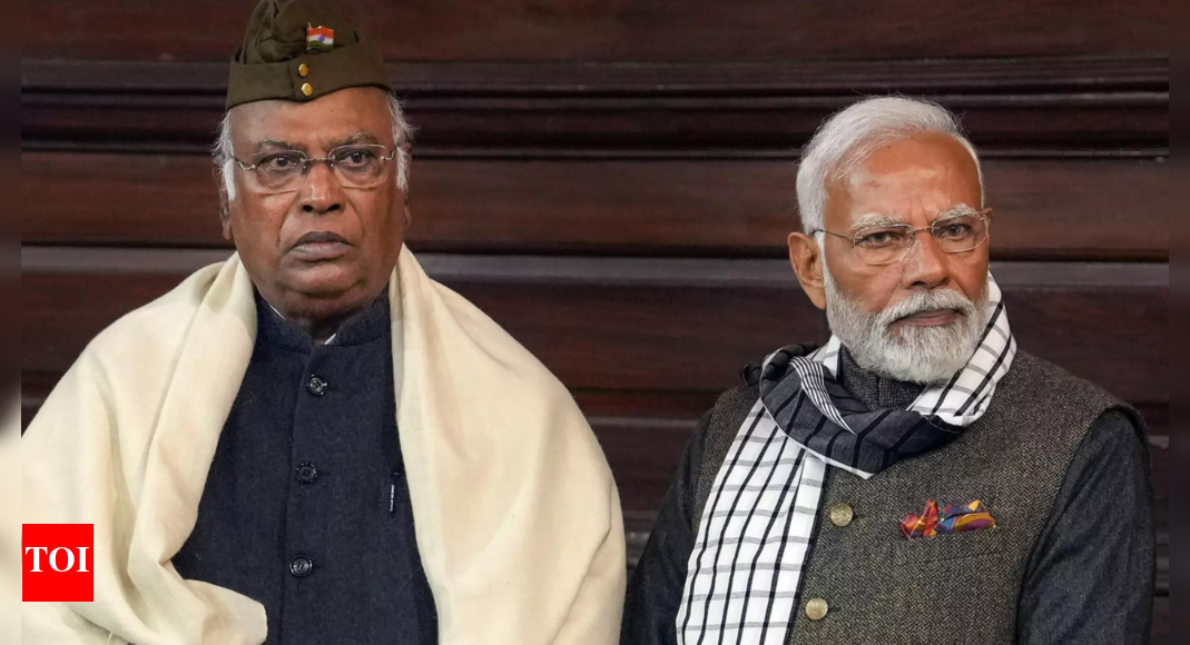Hitting back at PM Modi, Kharge says most disruptions in Parliament ...