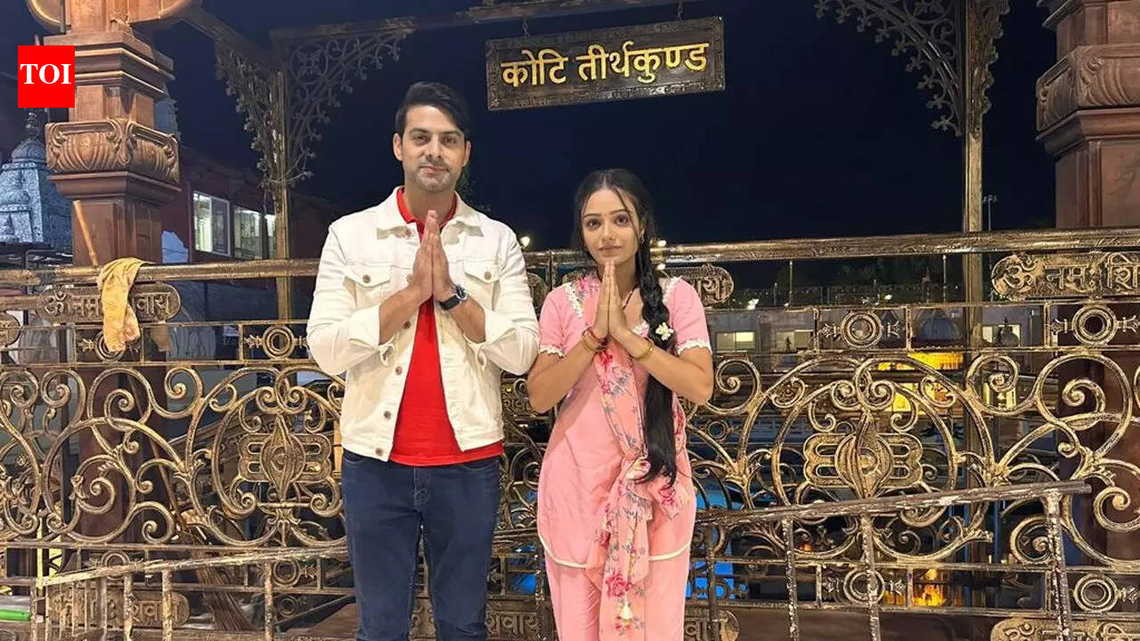 Karamm Rajpal and Trupti Mishra seek divine blessings at Ujjain’s ...