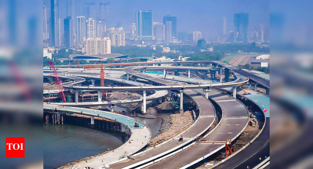 Coastal Road: The view from above | India News - Times of India