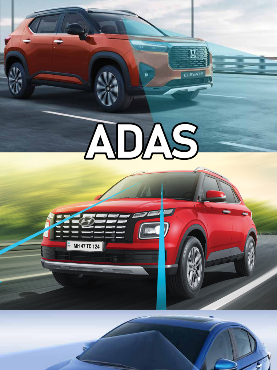 6 Best Budget Cars With ADAS, Hyundai Venue, Kia Sonet, Honda Elevate ...