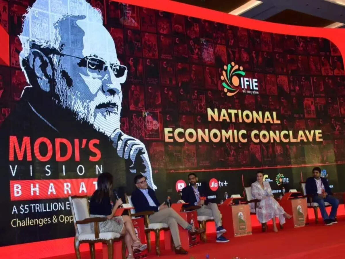 Neha Dhupia joined the National Economic Conclave to discuss Modi's ...