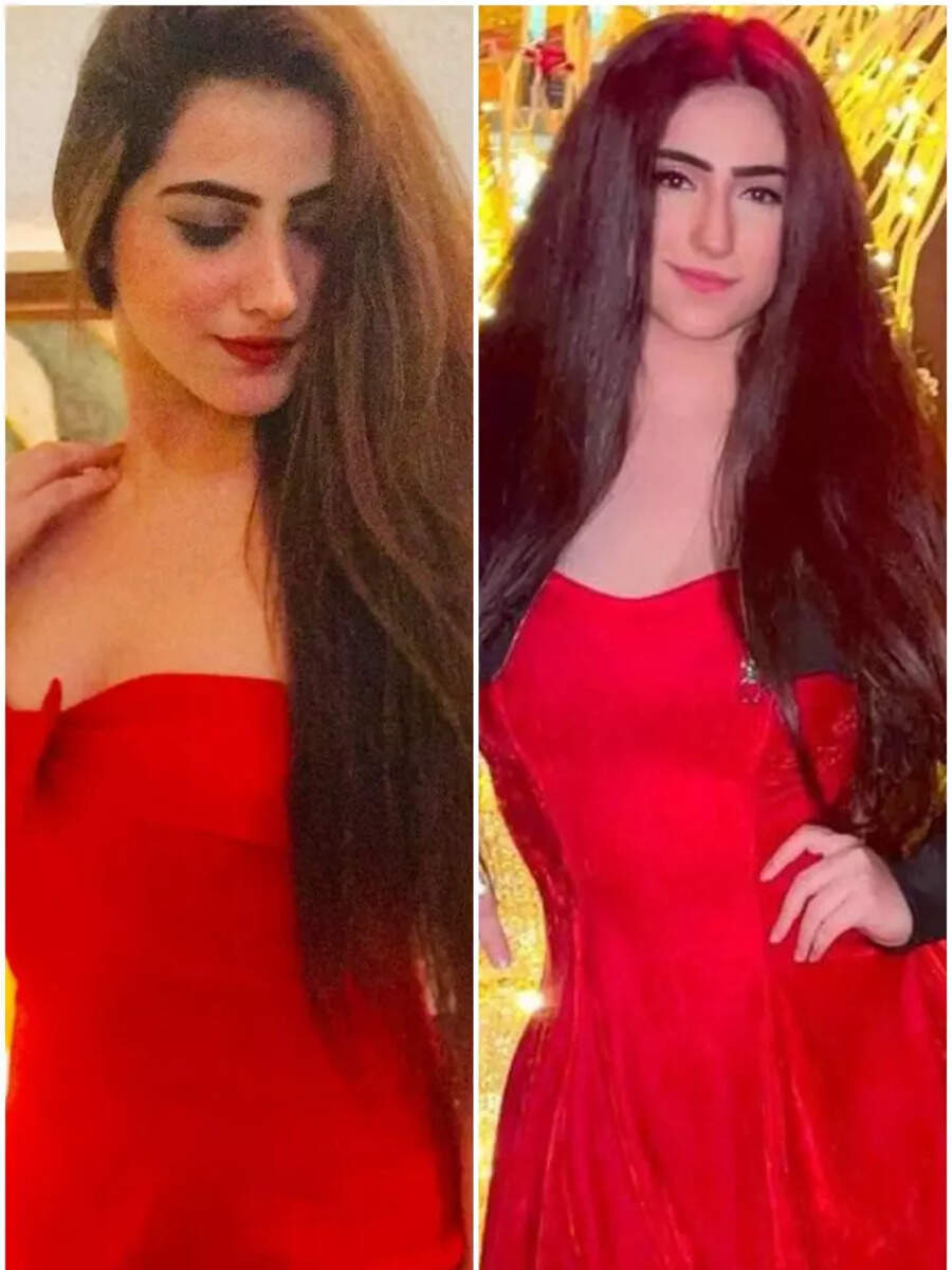 Diana Khan's amazing pics in red | Times of India