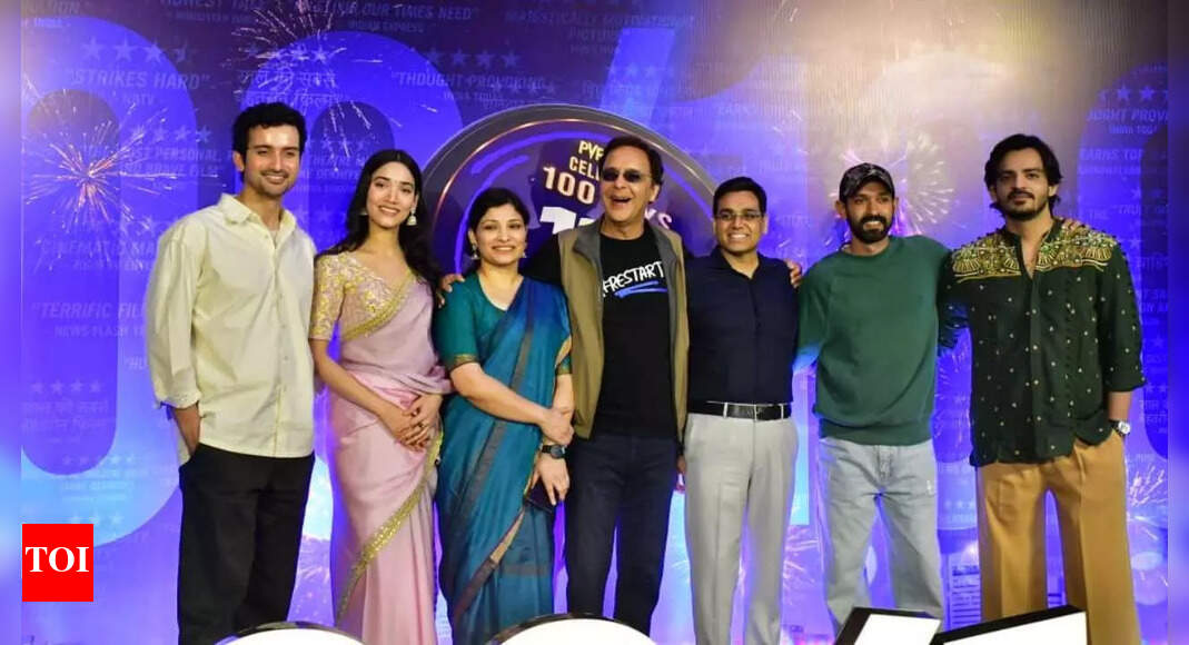 12th Fail completes 100 days in theatres: Vidhu Vinod Chopra, Vikrant ...