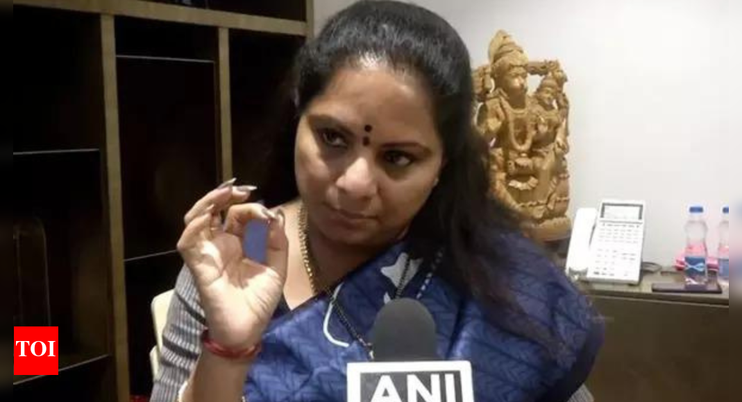 "Telangana govt sponsoring entire Congress at public expense": BRS leader K Kavitha | Hyderabad ...