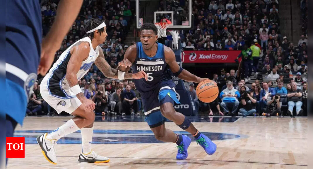 Anthony Edwards propels Minnesota Wolves past Houston Rockets | NBA News - Times of India