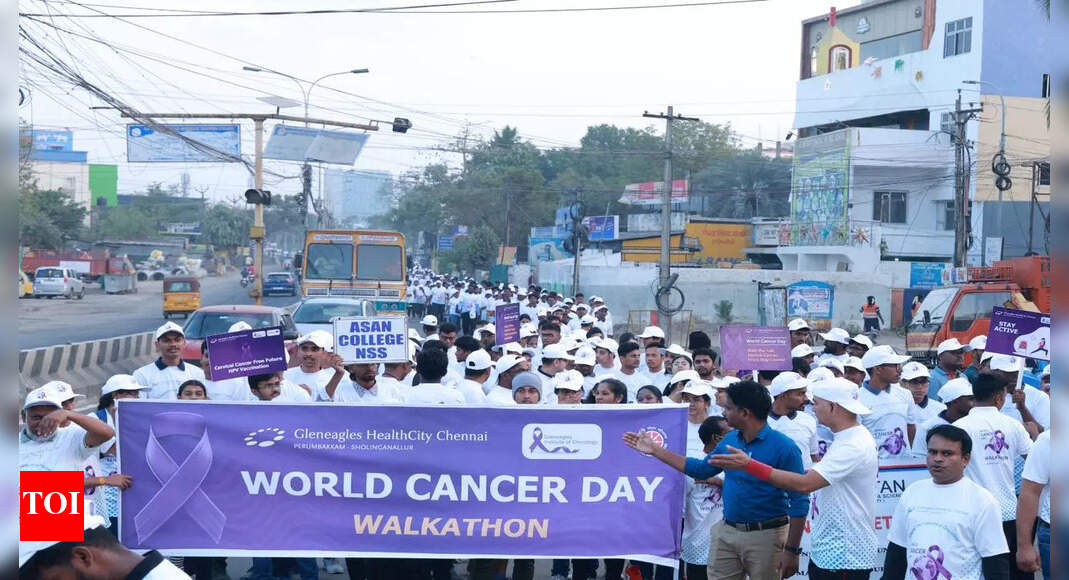 World Cancer Day: Walkathon in Chennai | Cancer Awareness Event | Chennai News - Times of India