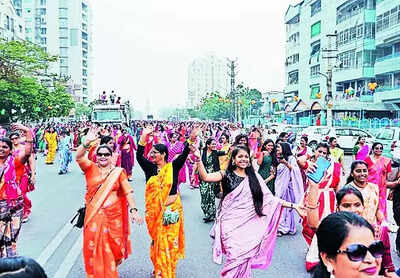 Sari Walkathon Flagged Off In Kota | Jaipur News - Times of India