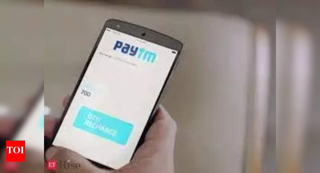 Paytm shares rebound after three days of heavy fall - Times of India