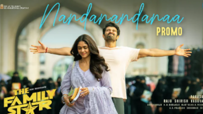 Vijay Deverakonda and Mrunal Thakur's 'Family Star' Teaser of 'Nandanandanaa' Song Released ...