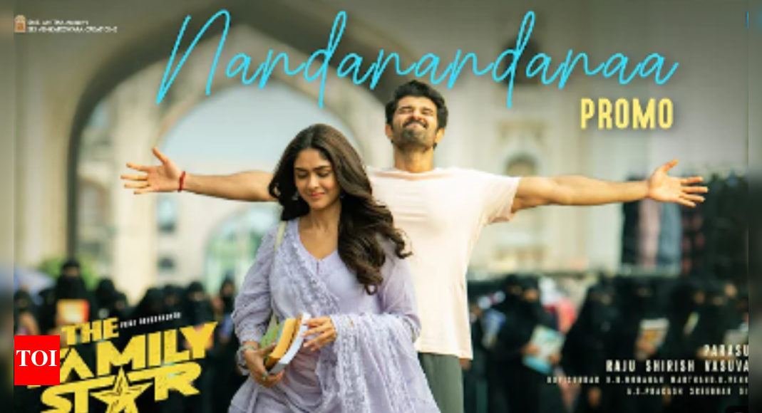 Vijay Deverakonda and Mrunal Thakur's 'Family Star' Teaser of 'Nandanandanaa' Song Released ...