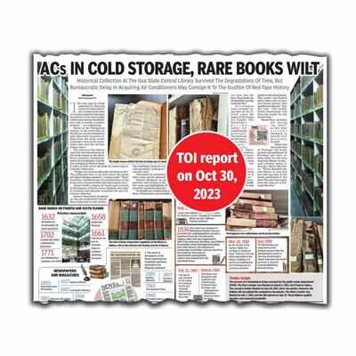 New ACs for Central Library by Feb 28, HC told | Goa News - Times of India
