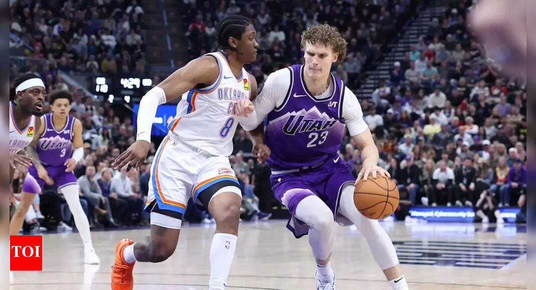 Lauri Markkanen scores 33 as Utah Jazz rally past Oklahoma City Thunder | NBA News - Times of India