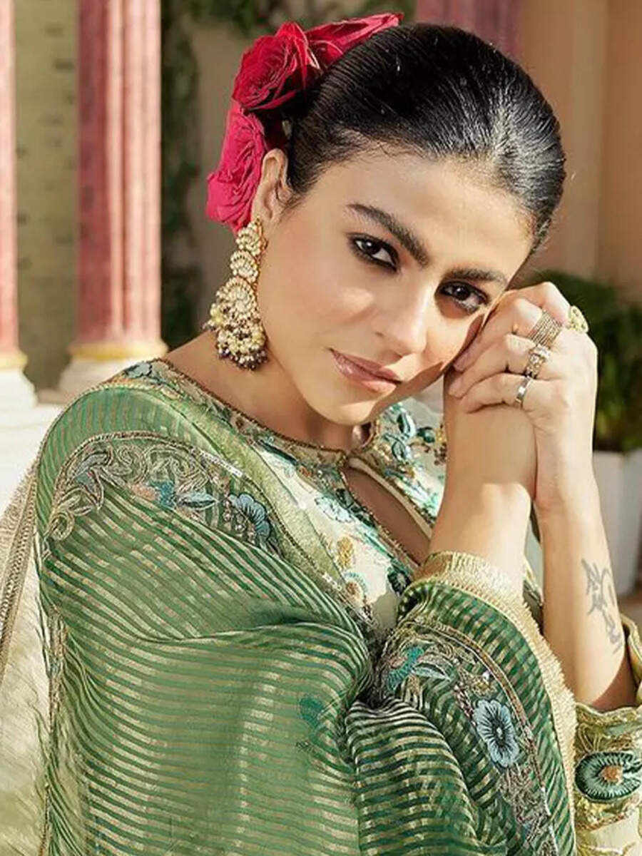 Maahi Sharma radiates stunning beauty in traditional ensembles | Times ...