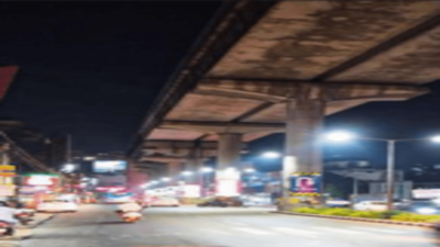Streetlights on SA Road restored | Kochi News - Times of India