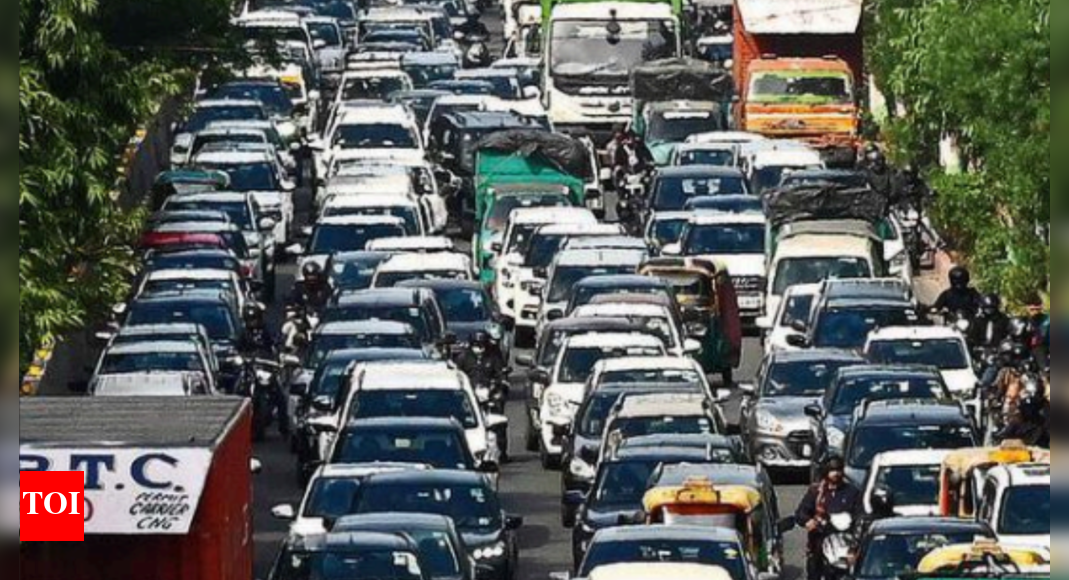 Massive Traffic Jams in Delhi | Farmers' Protest | Delhi News - Times ...