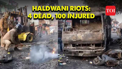 Haldwani violence: Curfew relaxed after 7 days in Banbhoolpura | India News - Times of India