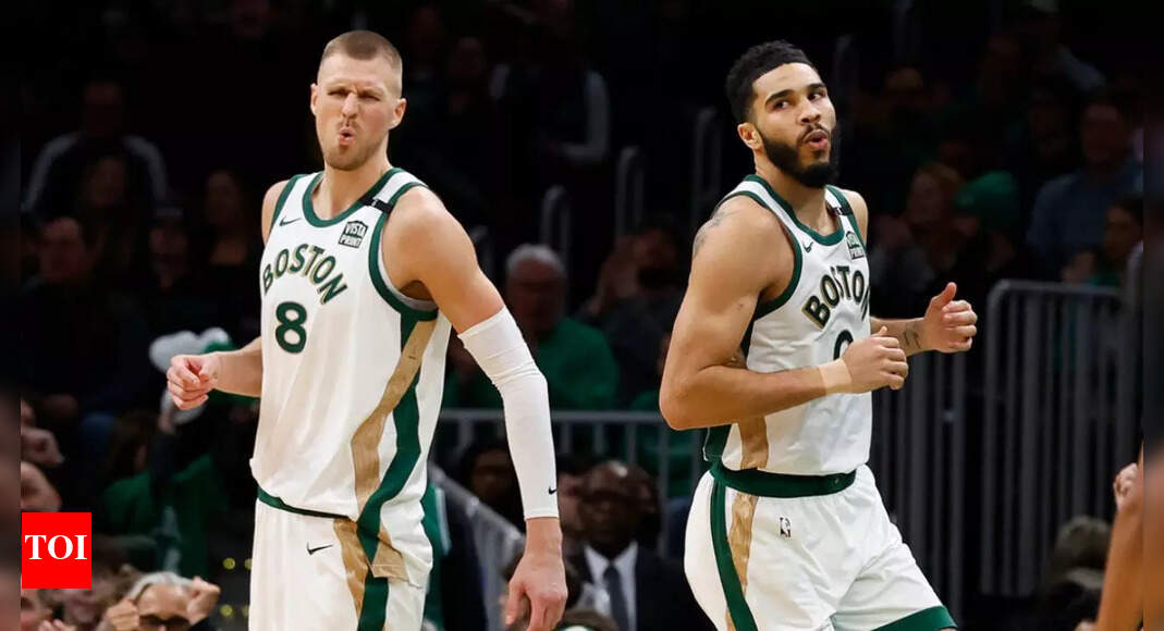 Jayson Tatum, Kristaps Porzingis lead Celtics to victory over Wizards ...