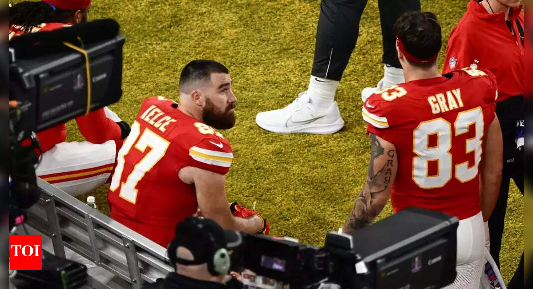 Travis Kelce Super Bowl Sideline Meltdown: Clash with Coach Andy Reid | News | NFL News - Times ...