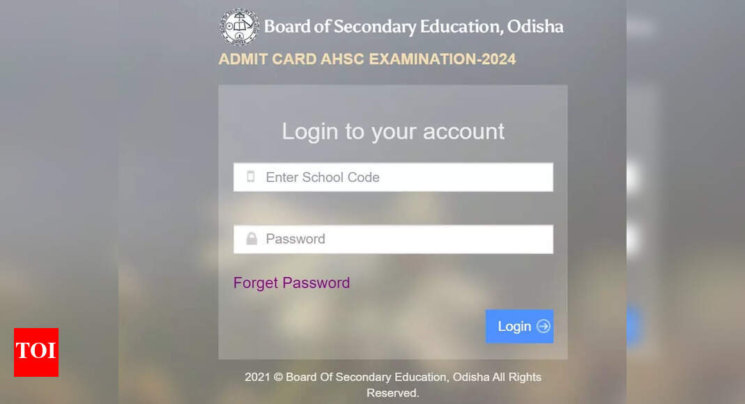 Odisha HSC 10th Admit Card 2024 released on bseodisha.ac.in, here's how ...