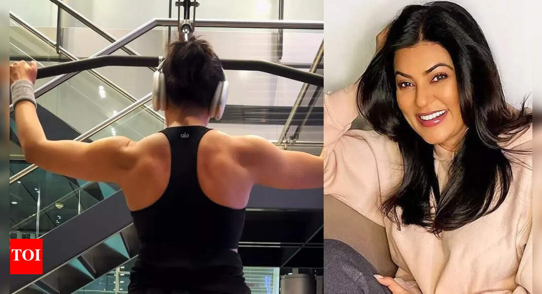 Sushmita Sen back workout motivation - Pic inside | - Times of India