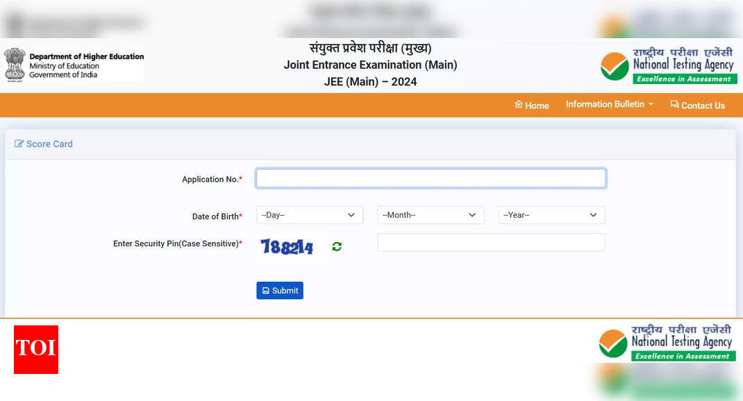 JEE Main Result 2024 Live Updates: NTA JEE Main scorecard released; '23 ...