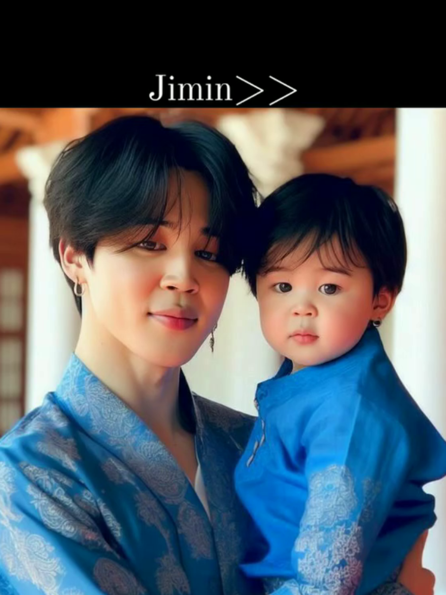 7 Cute AI Pics of BTS Members Twinning With Their Future Babies | Times Now