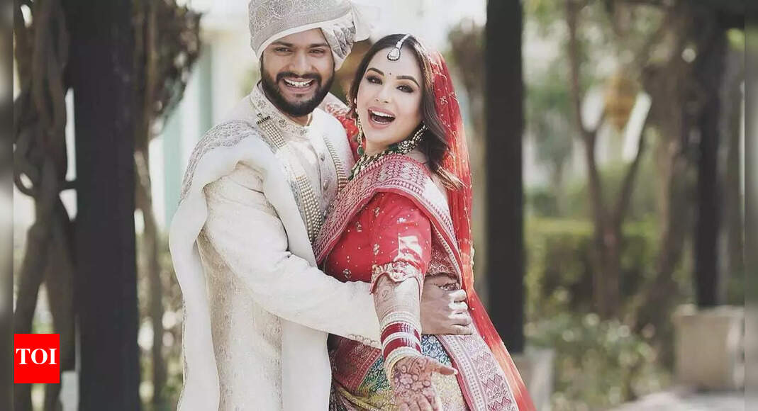 Mandy Takhar shares wedding photos on Valentine's Day | - The Times of ...