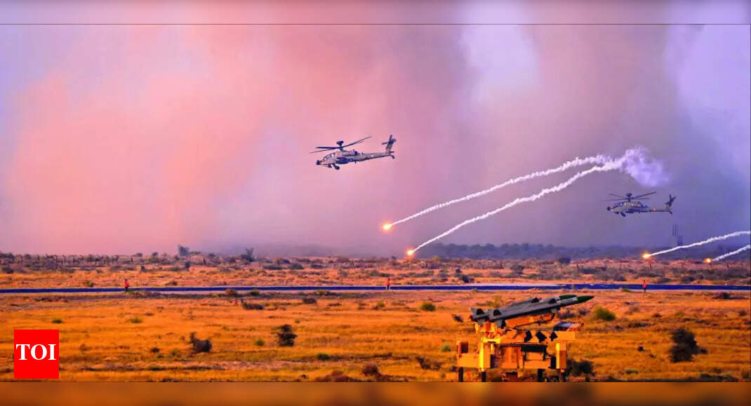 IAF’s Full Rehearsal for ‘Vayu Shakti’ in Jaisalmer: Highlights of the ...