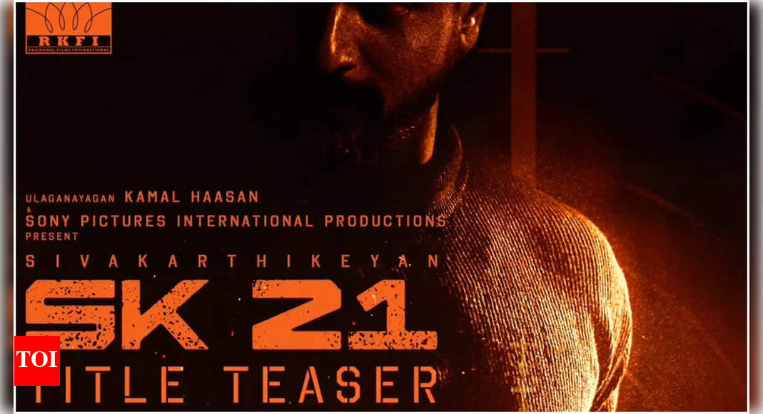 Sivakarthikeyan's ‘SK21’ title teaser release date | - Times of India