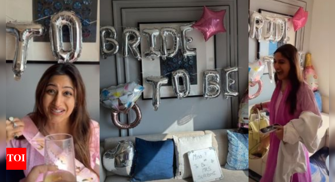 Shrenu Parikh, Mansi Srivastava and others surprise bride-to-be Surbhi ...