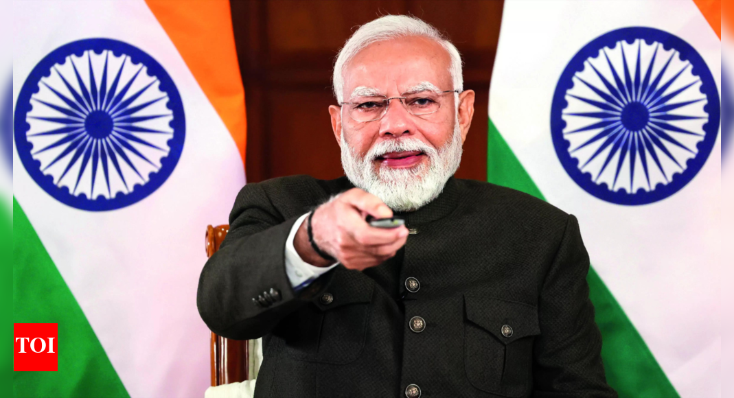 PM Modi takes swipe at Congress exits, says result of 'vicious cycle of nepotism' | India News ...